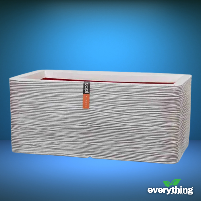 Capi Nature Ribbed Rectangle Planter